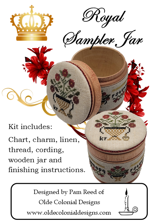 Royal Sampler Jar | Olde Colonial Designs