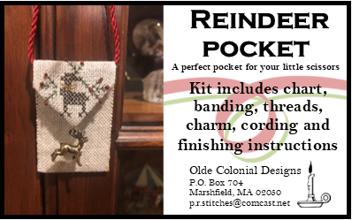 Reindeer Pocket | Olde Colonial Designs